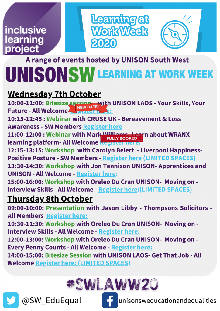 Member Learning - UNISON South West