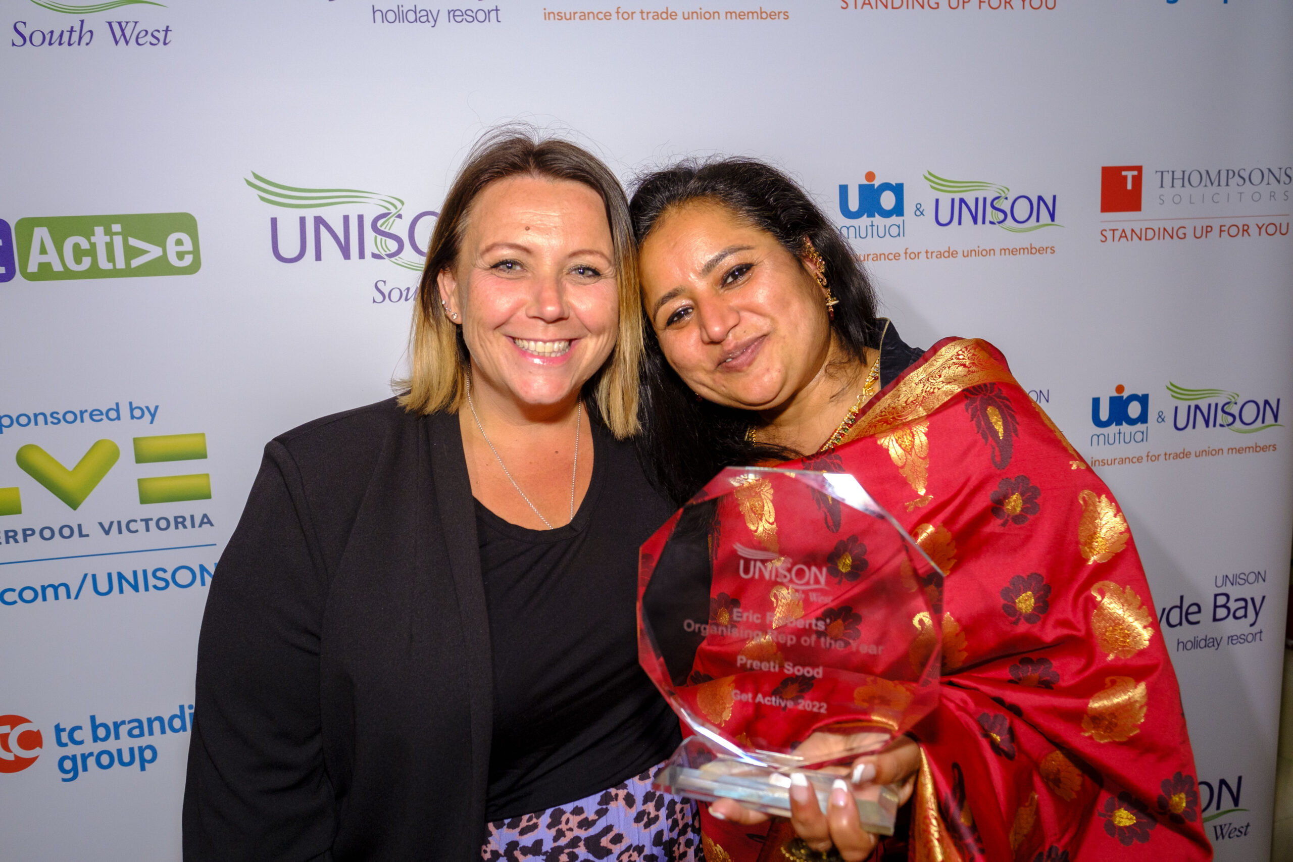 Preeti Sood named Organising Rep of the Year - UNISON South West