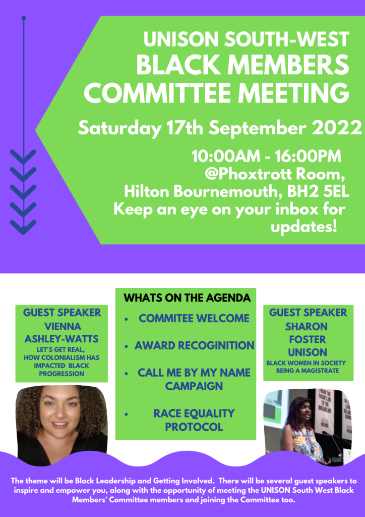 Black members - UNISON South West