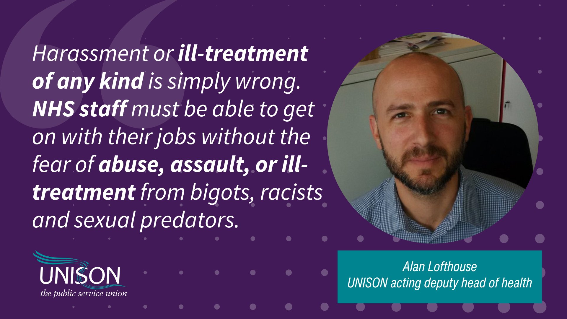 Harassment, abuse and discrimination have no place in a 21st century ...