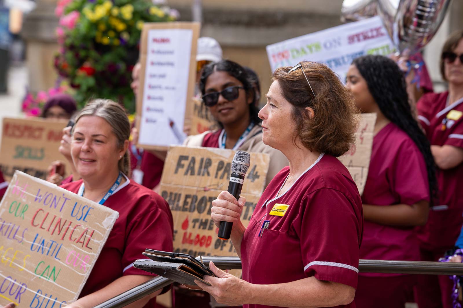 Phlebotomists mark longest-running strike of NHS workers in history ...